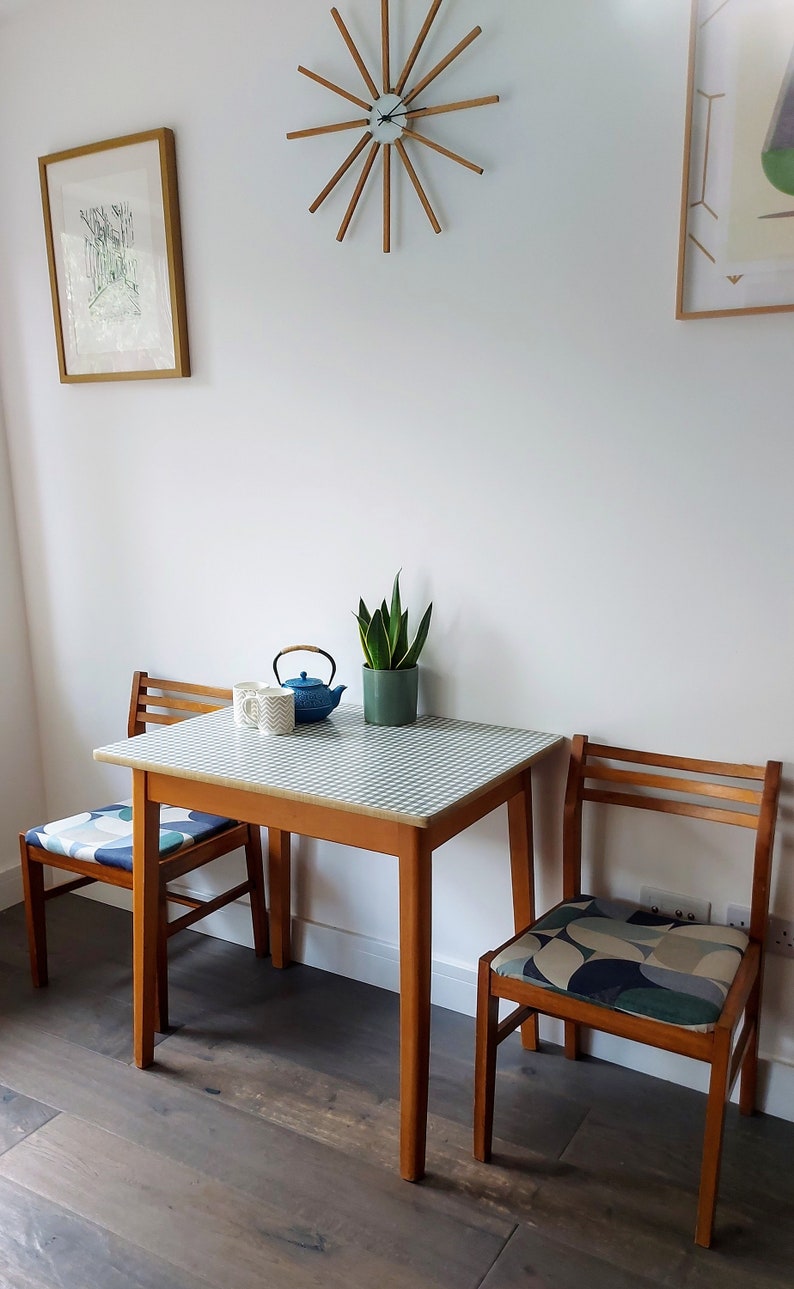 Vintage Mid Century 1960s Formica Laminate Top Dining, Kitchen Table - Etsy
