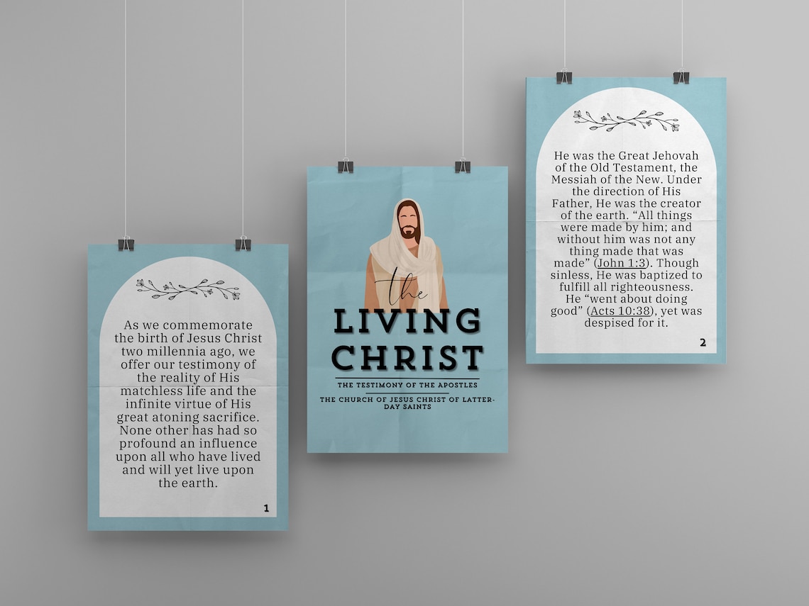 LDS Living Christ Memorization Kit - Etsy