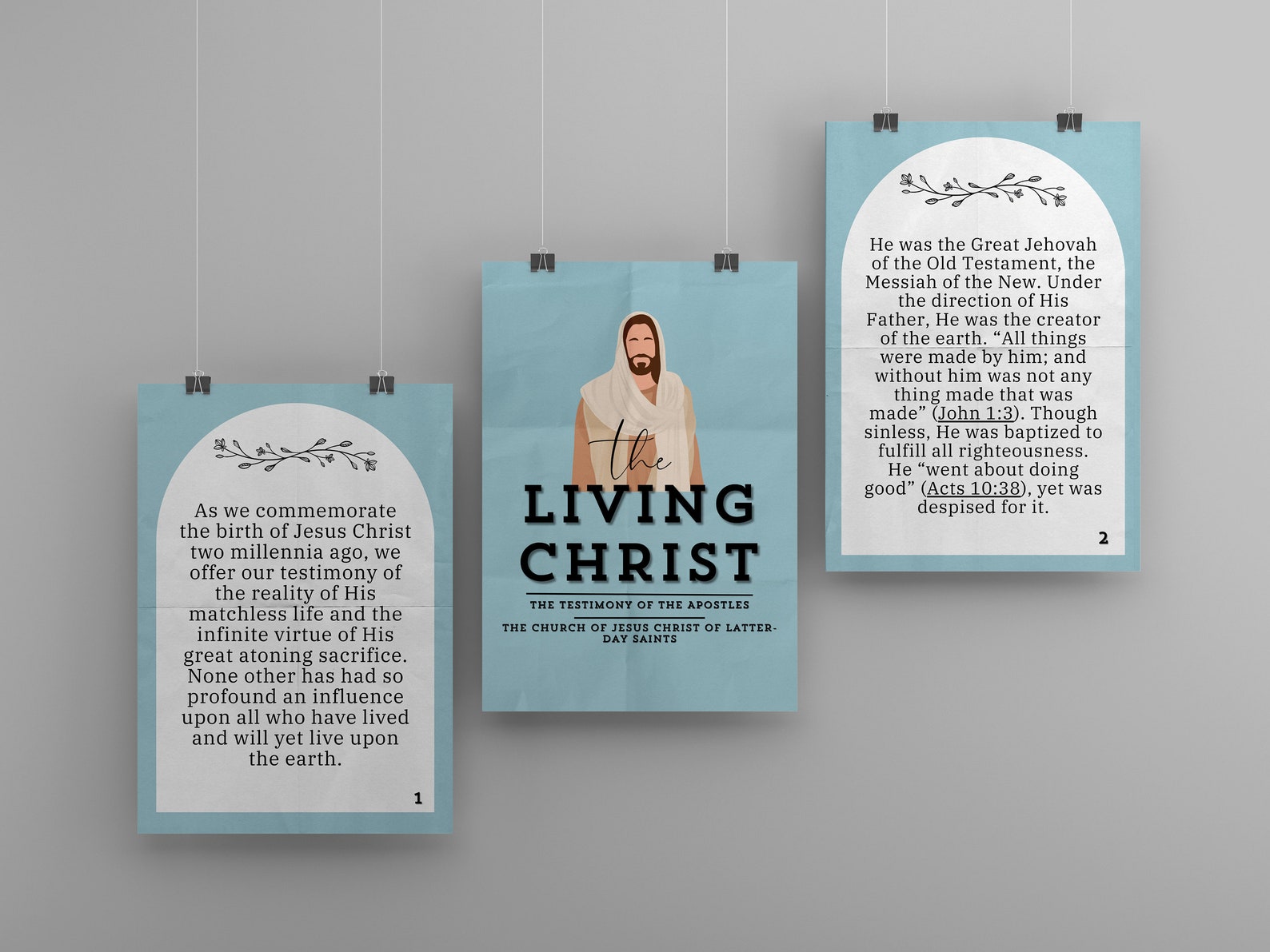 LDS Living Christ Memorization Kit - Etsy