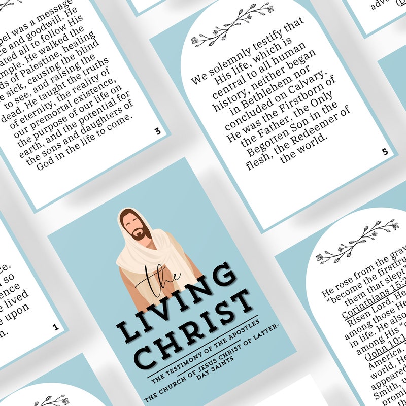 Living Christ Memorizing - Etsy