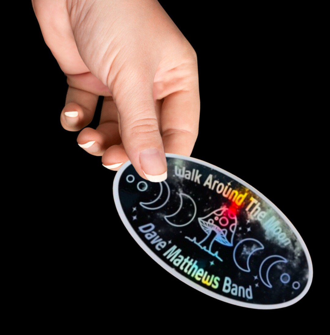Sticker DMB WATM Walk Around the Moon. Rainbow Foil 3 - Etsy