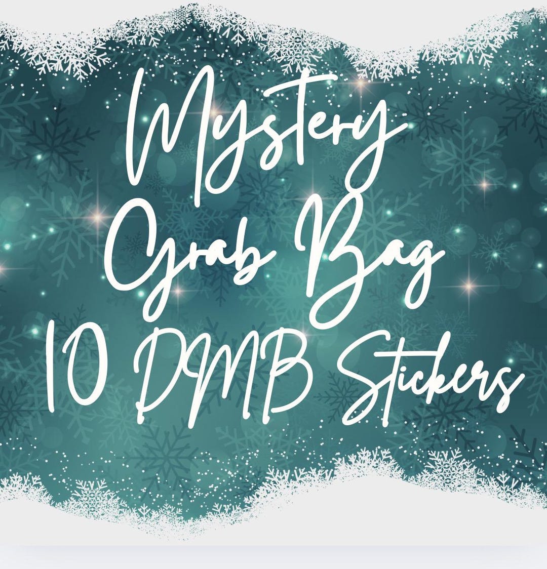 Mystery Sticker Set. 10 DMB Stickers - Etsy