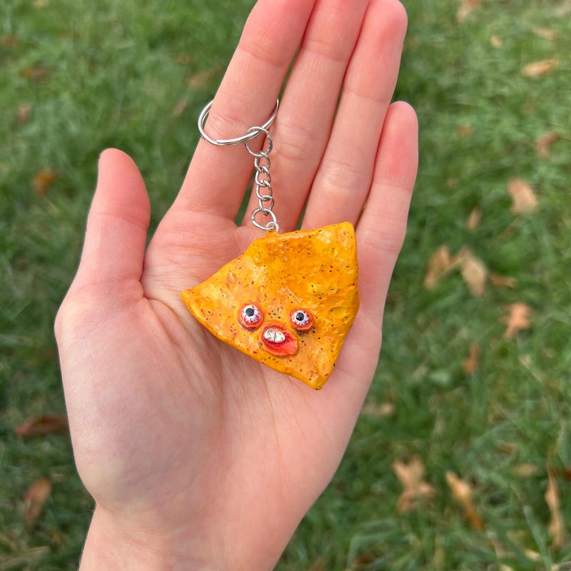 Dorito Chip Keychain - Etsy