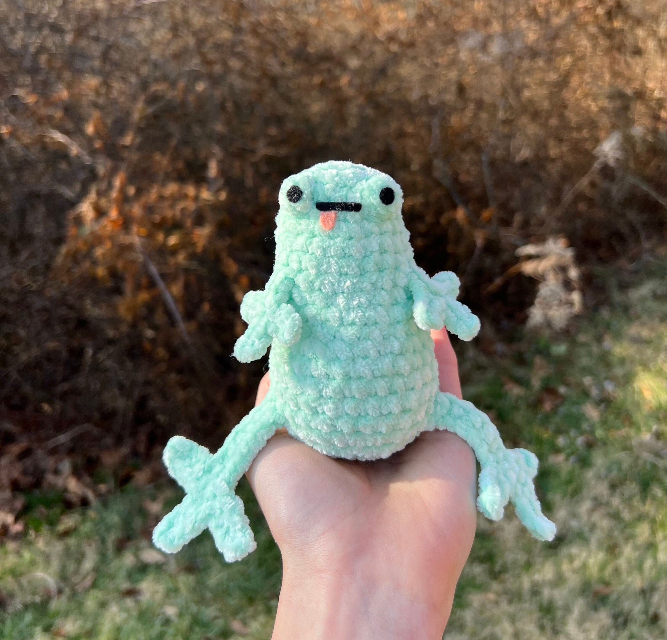 Ferg Crochet Pattern-no Sew/crochet Frog Pattern/amigurumi - Etsy