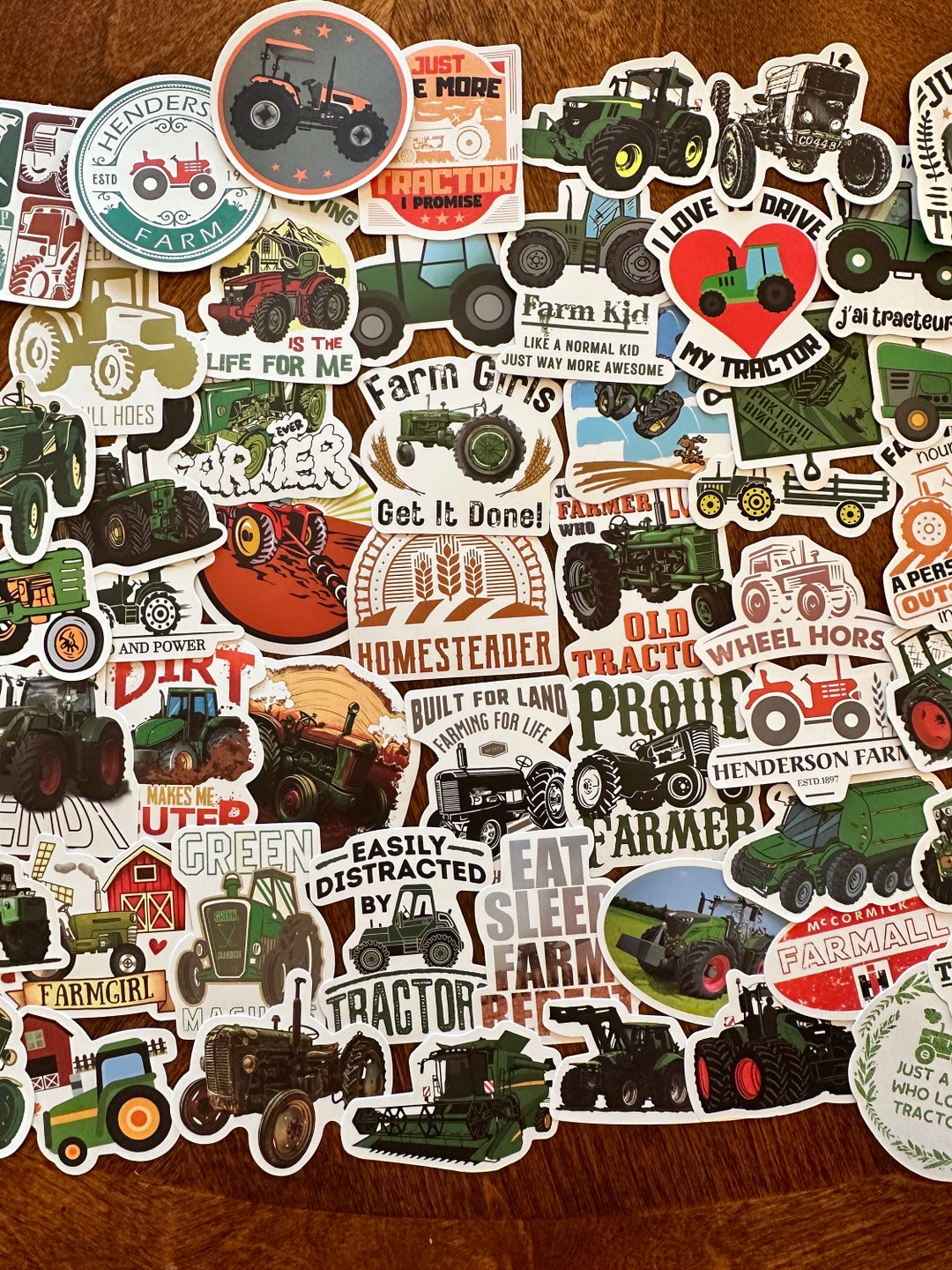 5-200 Tractor Farmer Homestead Stickers - Etsy