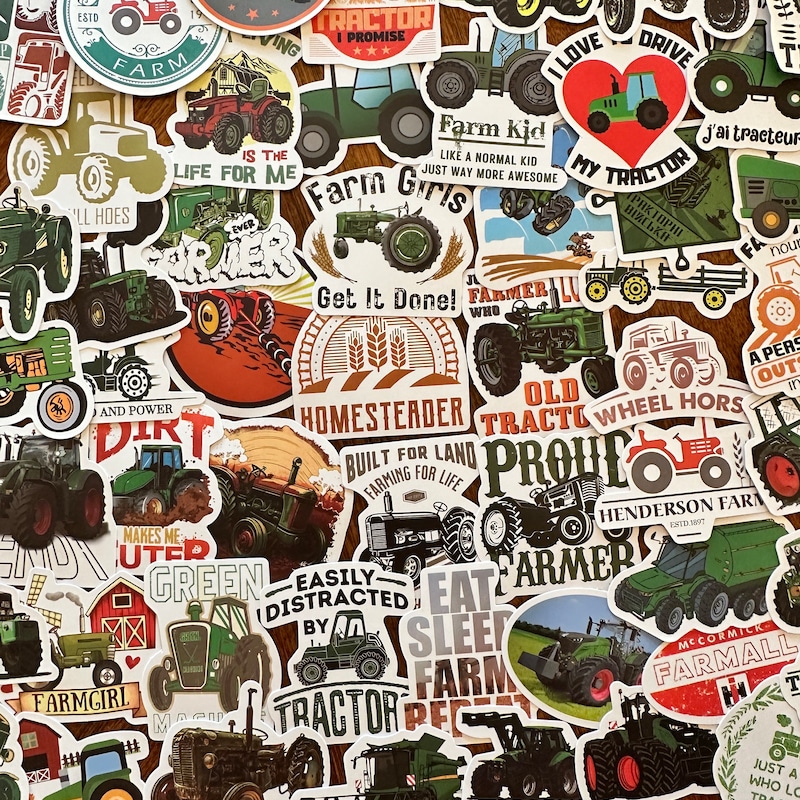 Tractor Stickers - Etsy