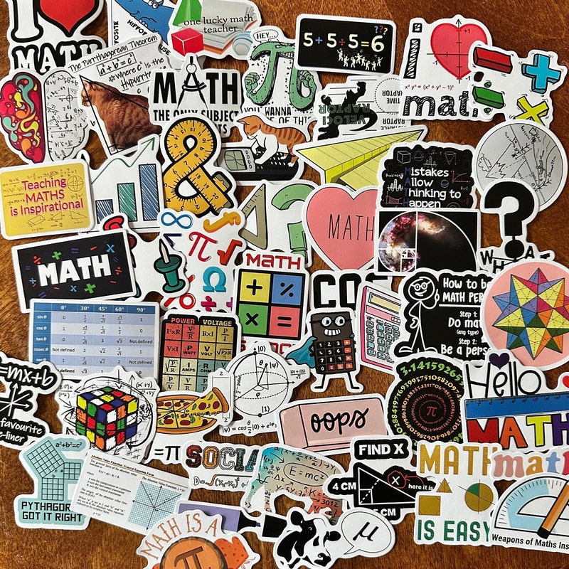 Math Decal - Etsy