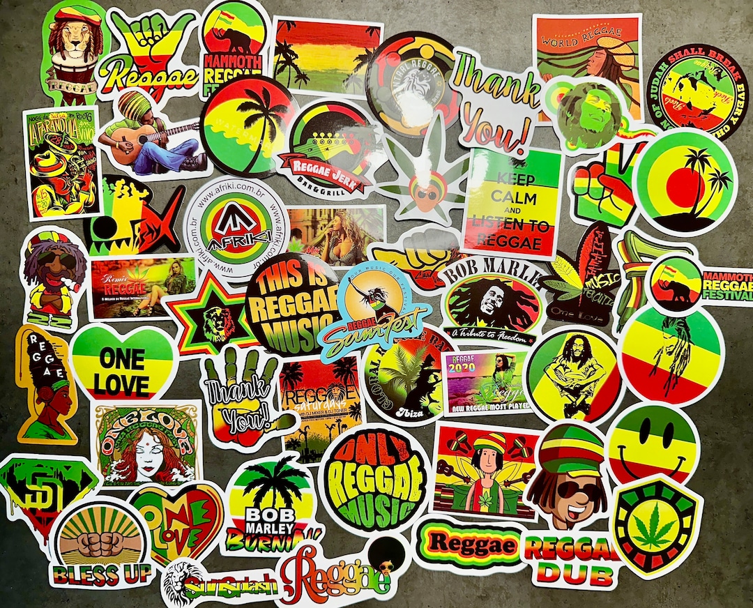 5-200 Reggae Rasta Stickers - Etsy