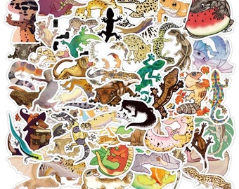 Cute Lizard Stickers - Etsy