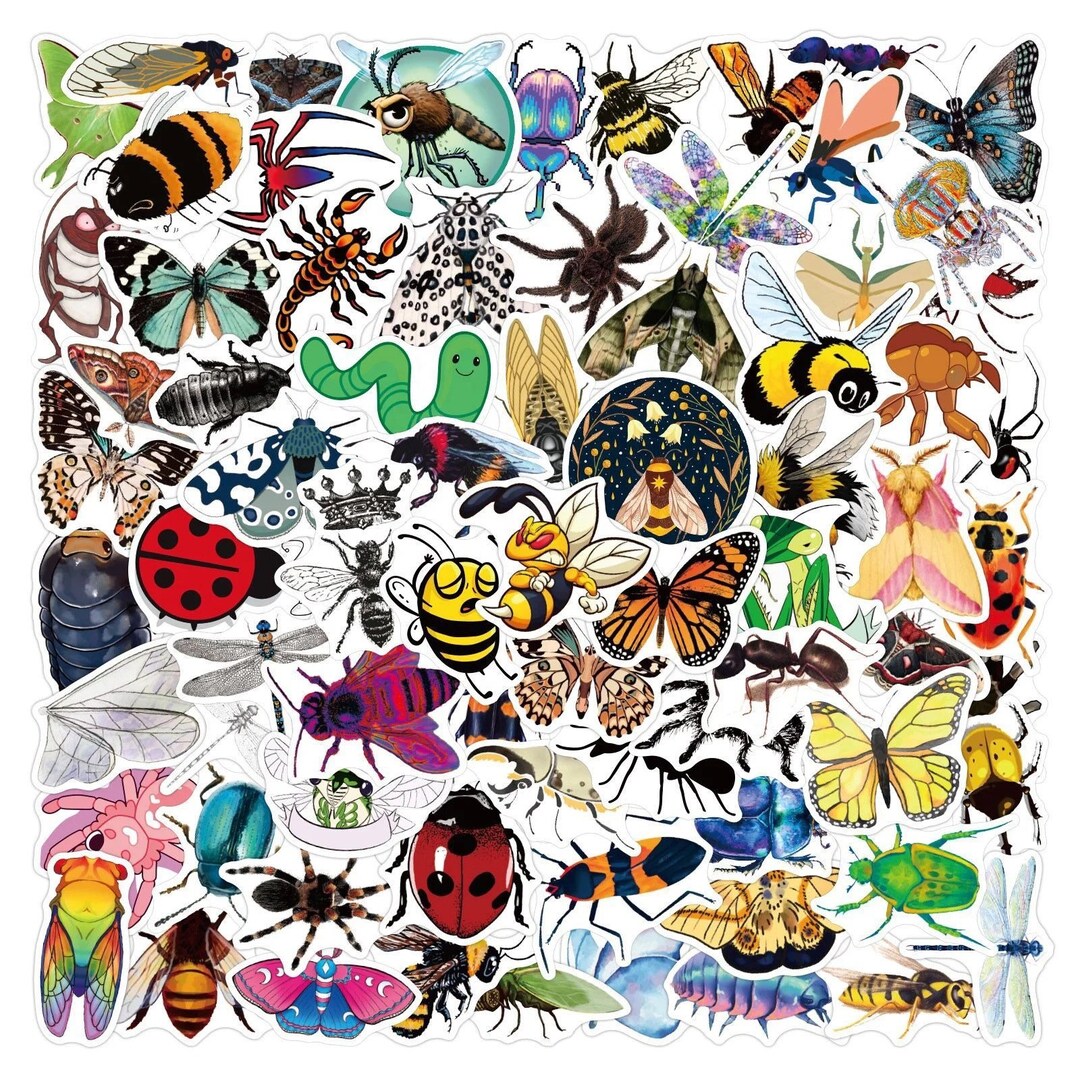 5-200 Insect Stickers - Etsy