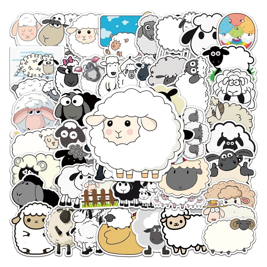 5-200 Lamb / Sheep Stickers - Etsy