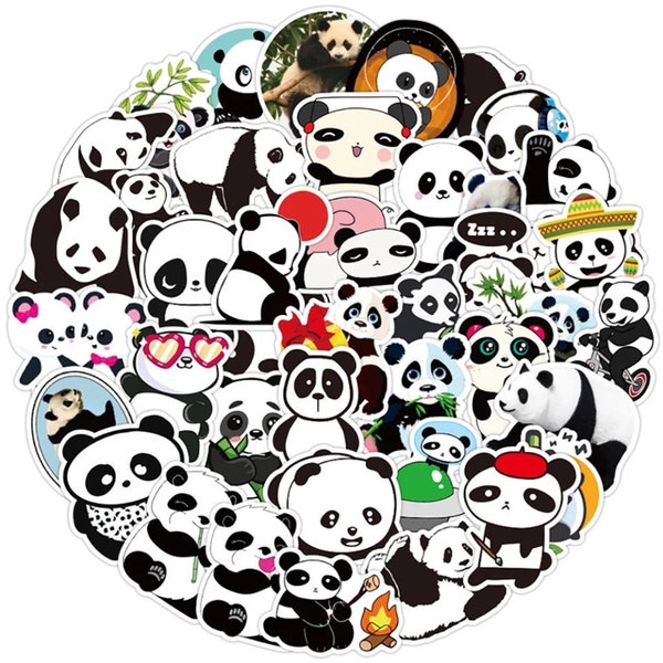Panda Bear Stickers - Etsy