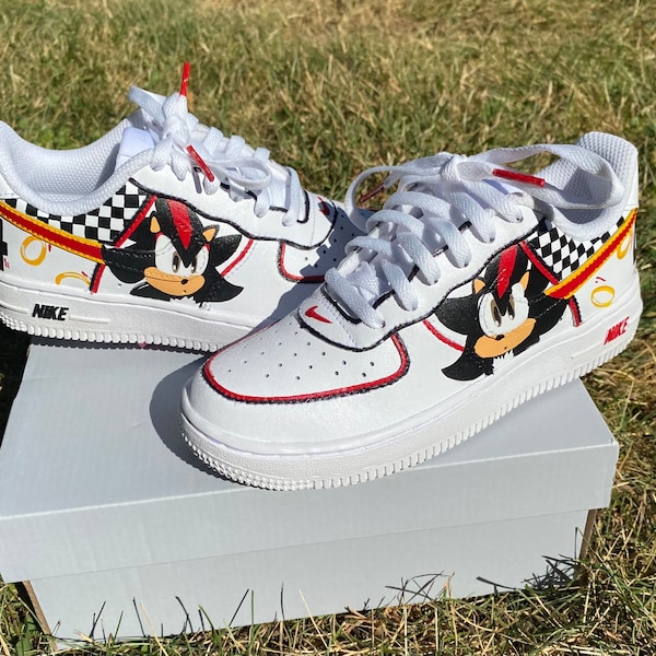 Shadow the Hedgehog Shoes - Etsy