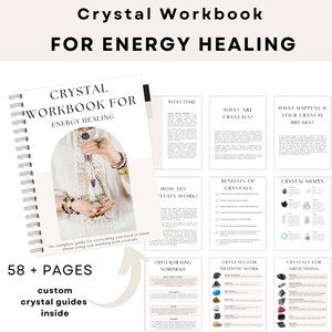Crystal Workbook for Energy Healing Crystal Guide for Beginners ...