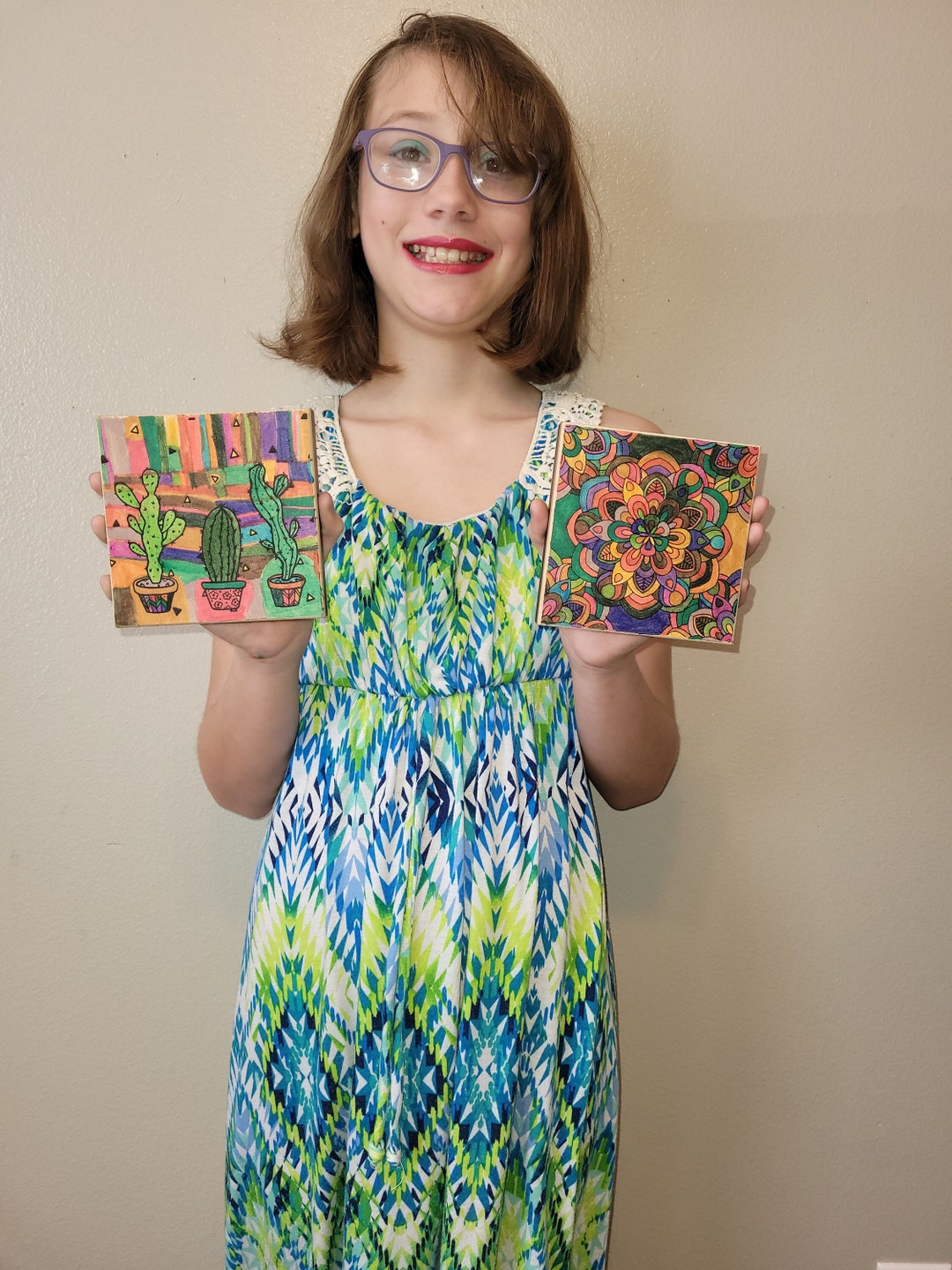 Colorful Small Original Marker Art - Etsy