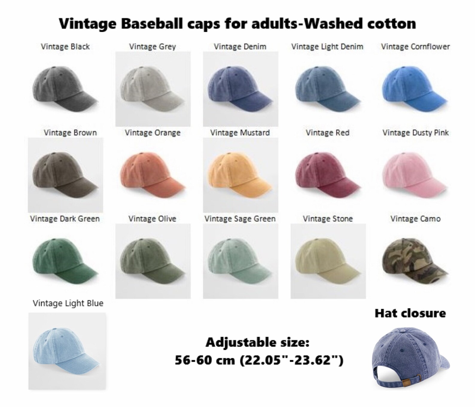 Initials | Names | Matching Hats | Set of Two Caps | Machine Embroidery ...