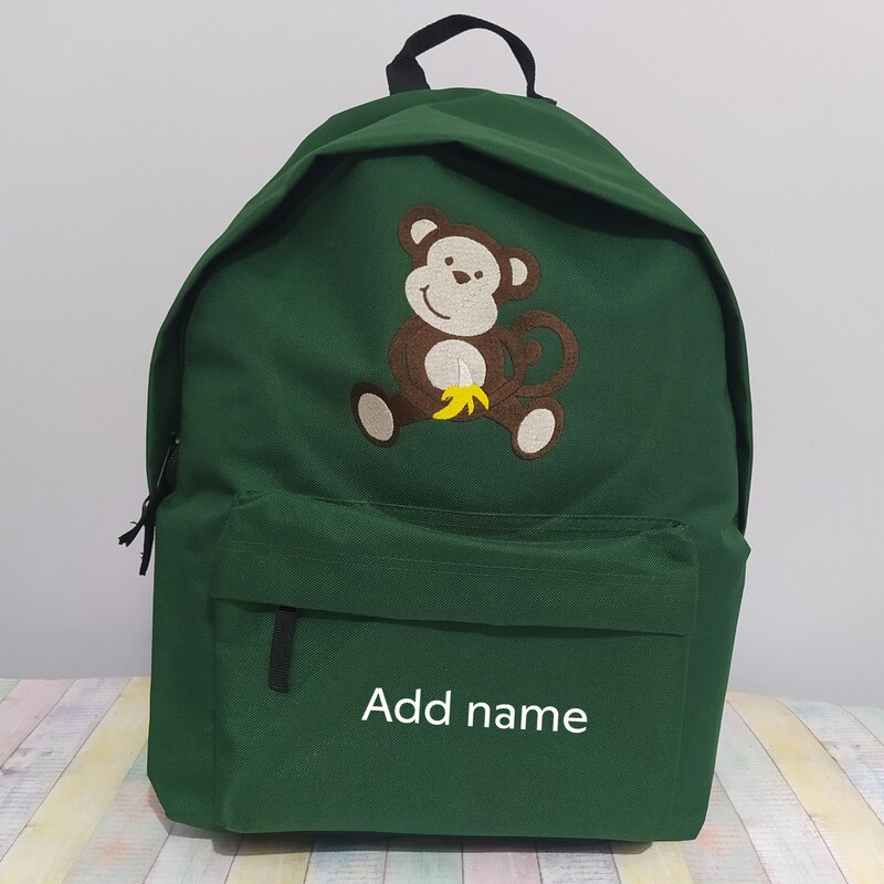 Monkey Backpack - Etsy