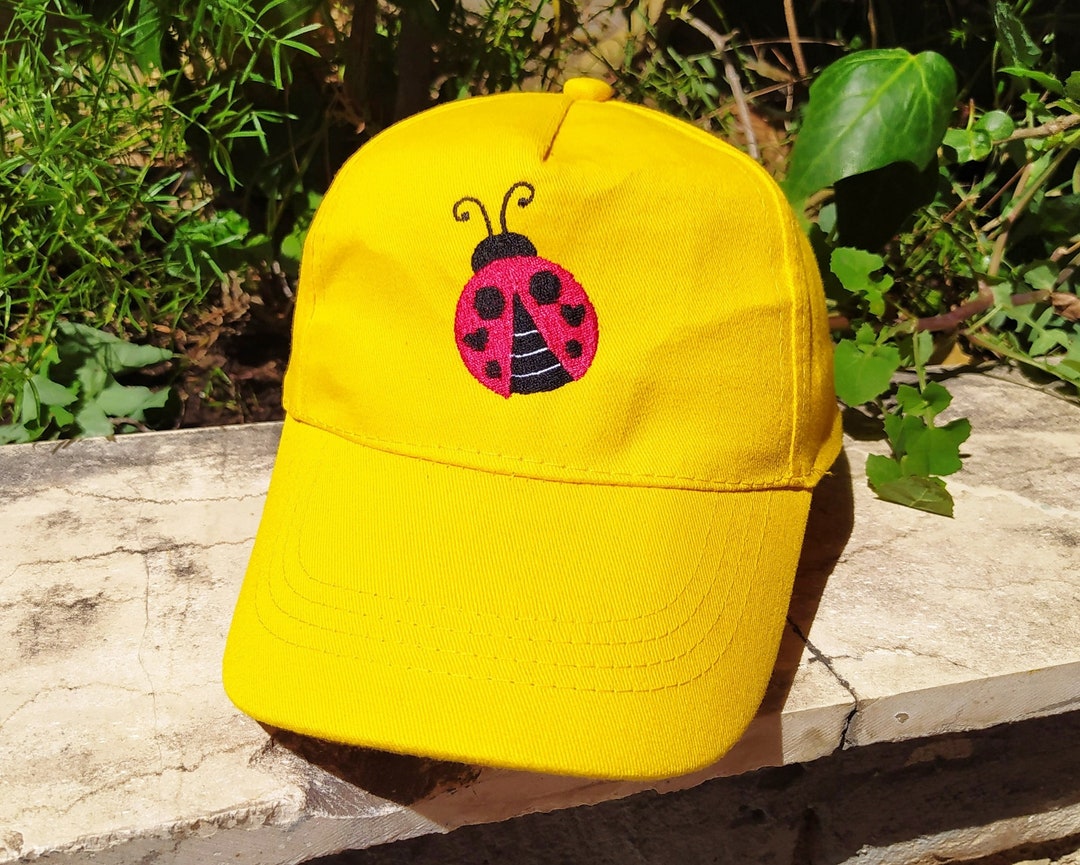 Ladybug | Machine Embroidery | Baseball Cap for Kid or Baby - Etsy