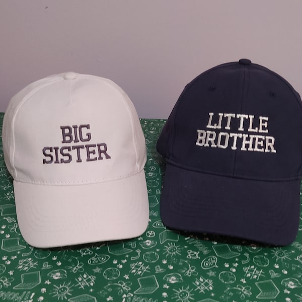Big Brother and Big Sister Hats - Etsy