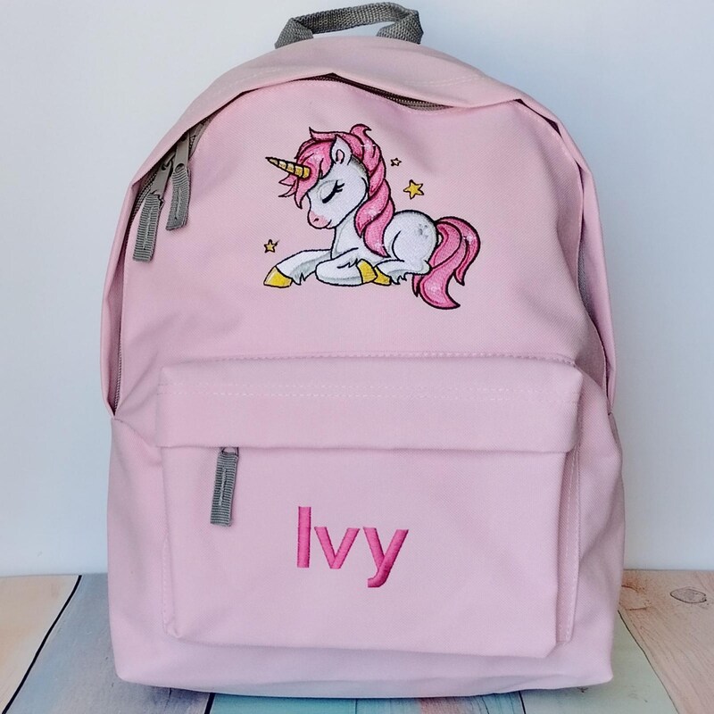Unicorn School Backpack - Etsy