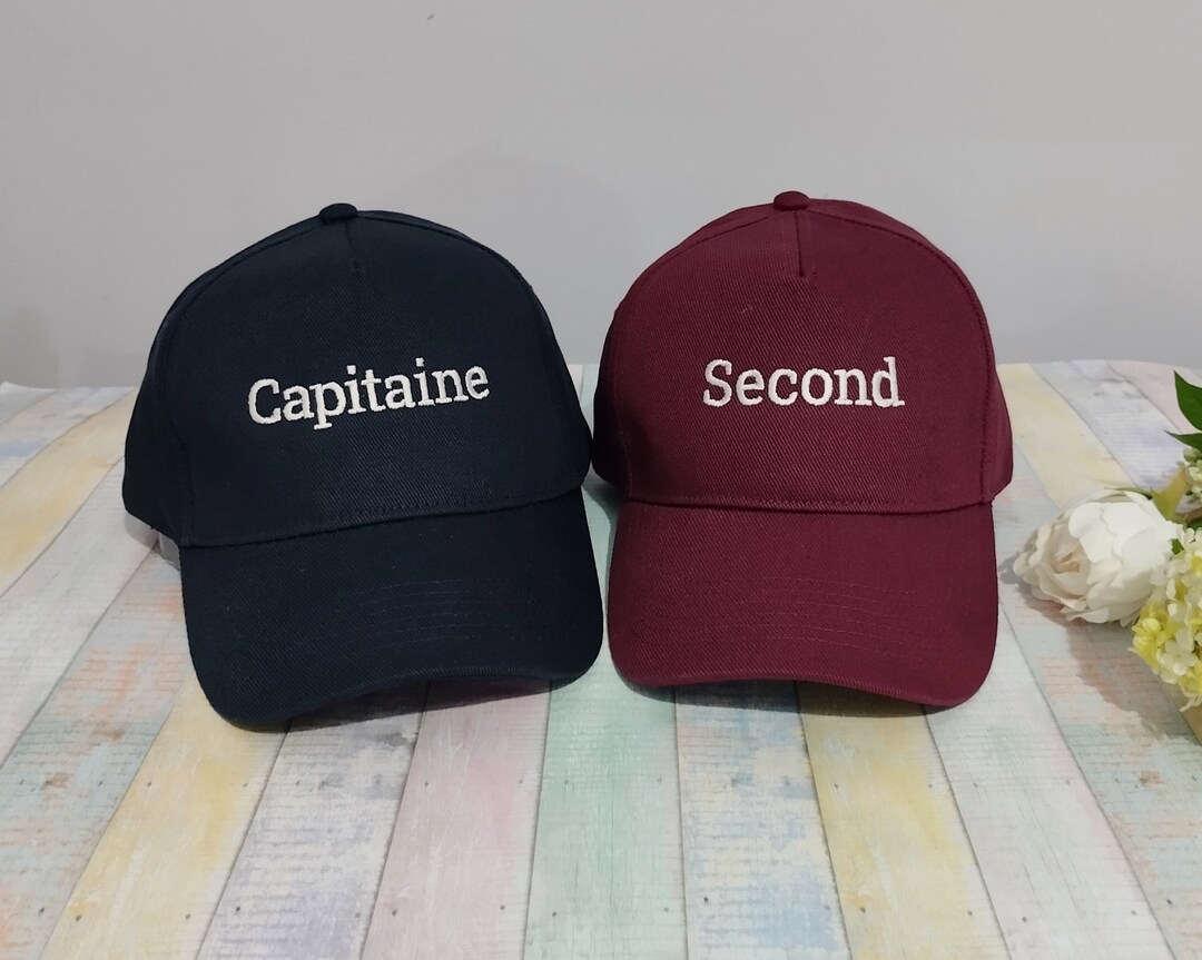 Capitaine | Second | Matching Hats | Set of Two Caps | Machine ...