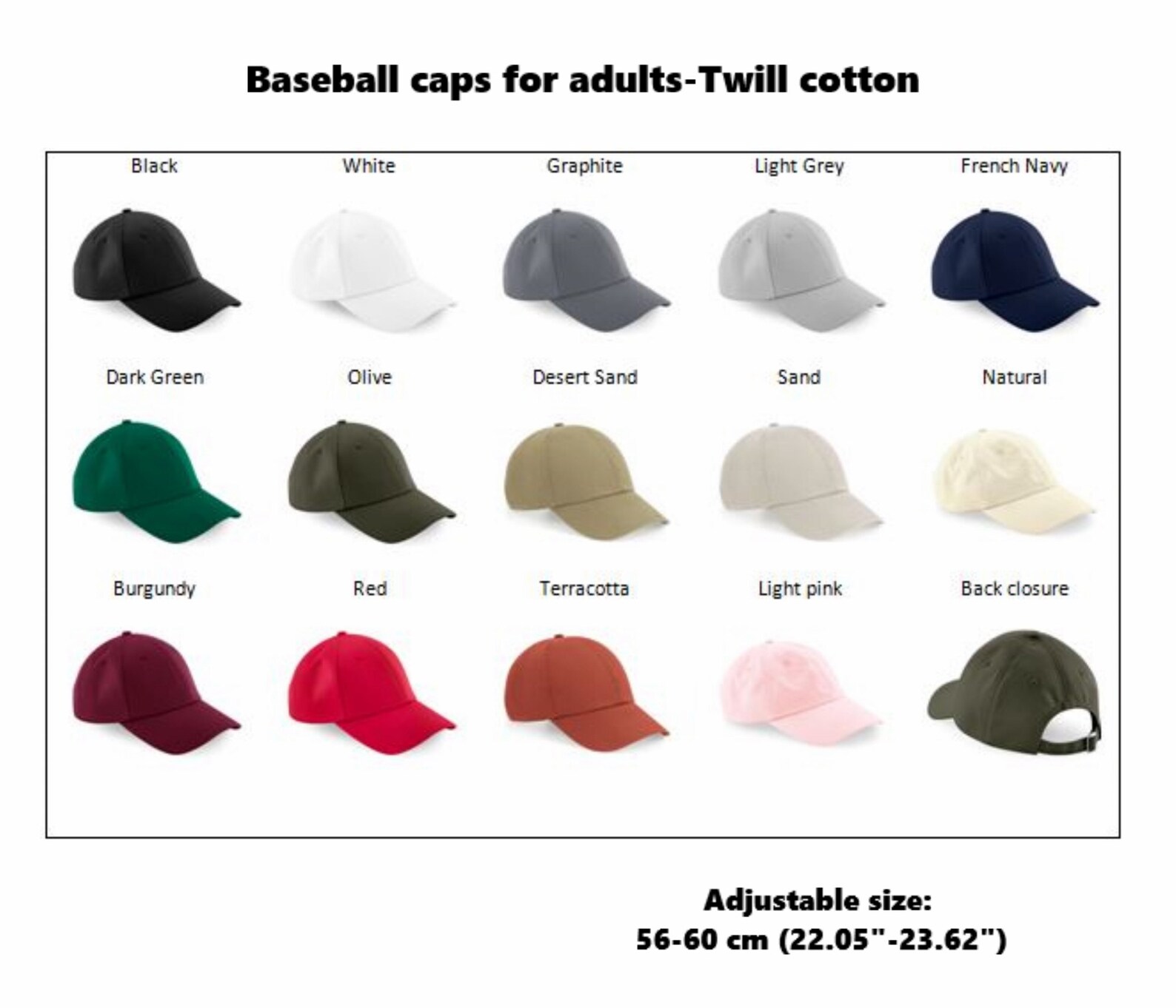 Initials | Names | Matching Hats | Set of Two Caps | Machine Embroidery ...