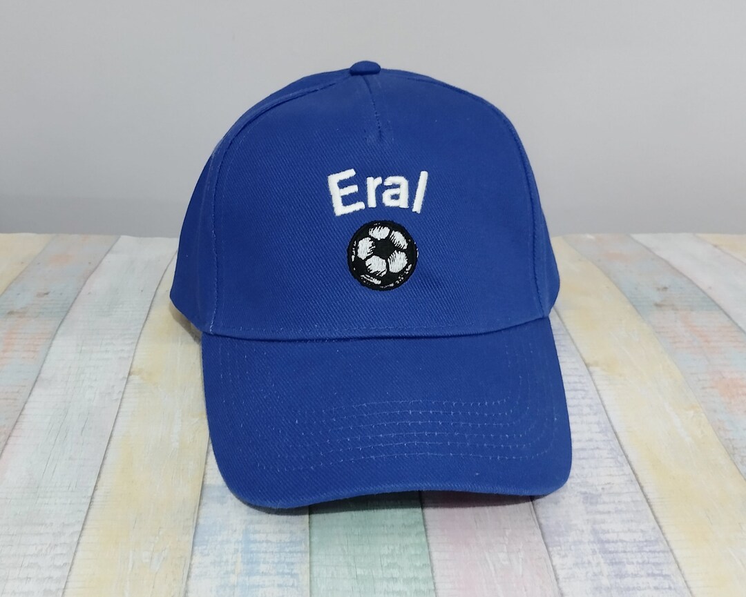 Football and Name | Machine Embroidery | Baseball Cap for Kid or Baby ...