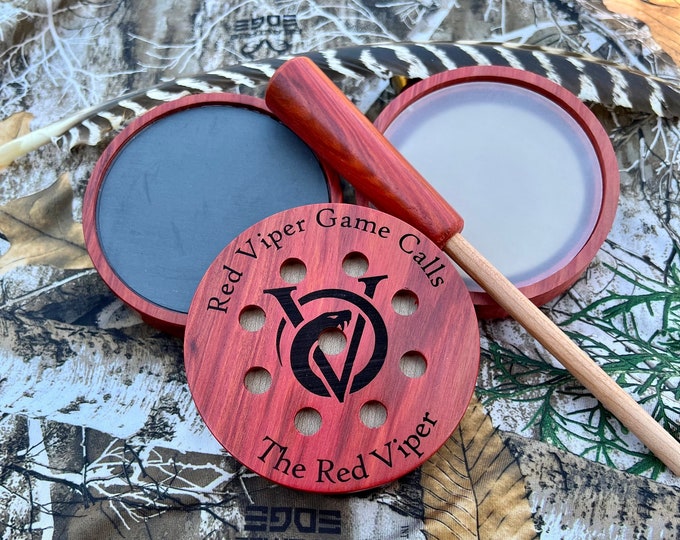 The Red Viper 3.5” Redheart Turkey Call. Pot Call. Multiple Strike ...