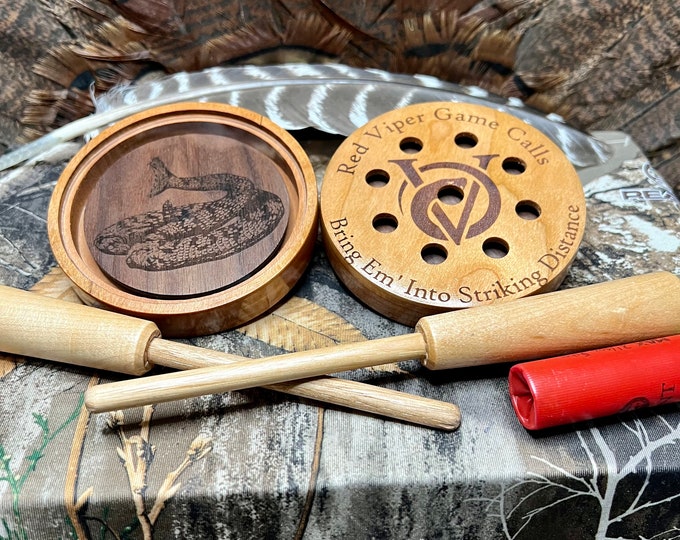 The Diamondback 3.5” Cherry and Crystal Turkey Call. Pot Call. Friction ...