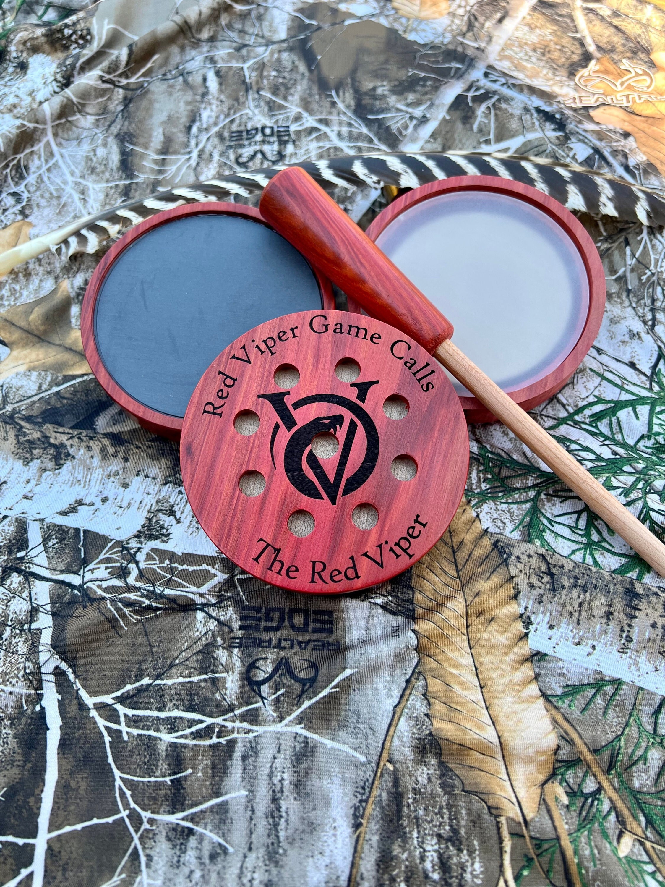 The Red Viper 3.5 Redheart Turkey Call. Pot Call. Multiple Strike ...