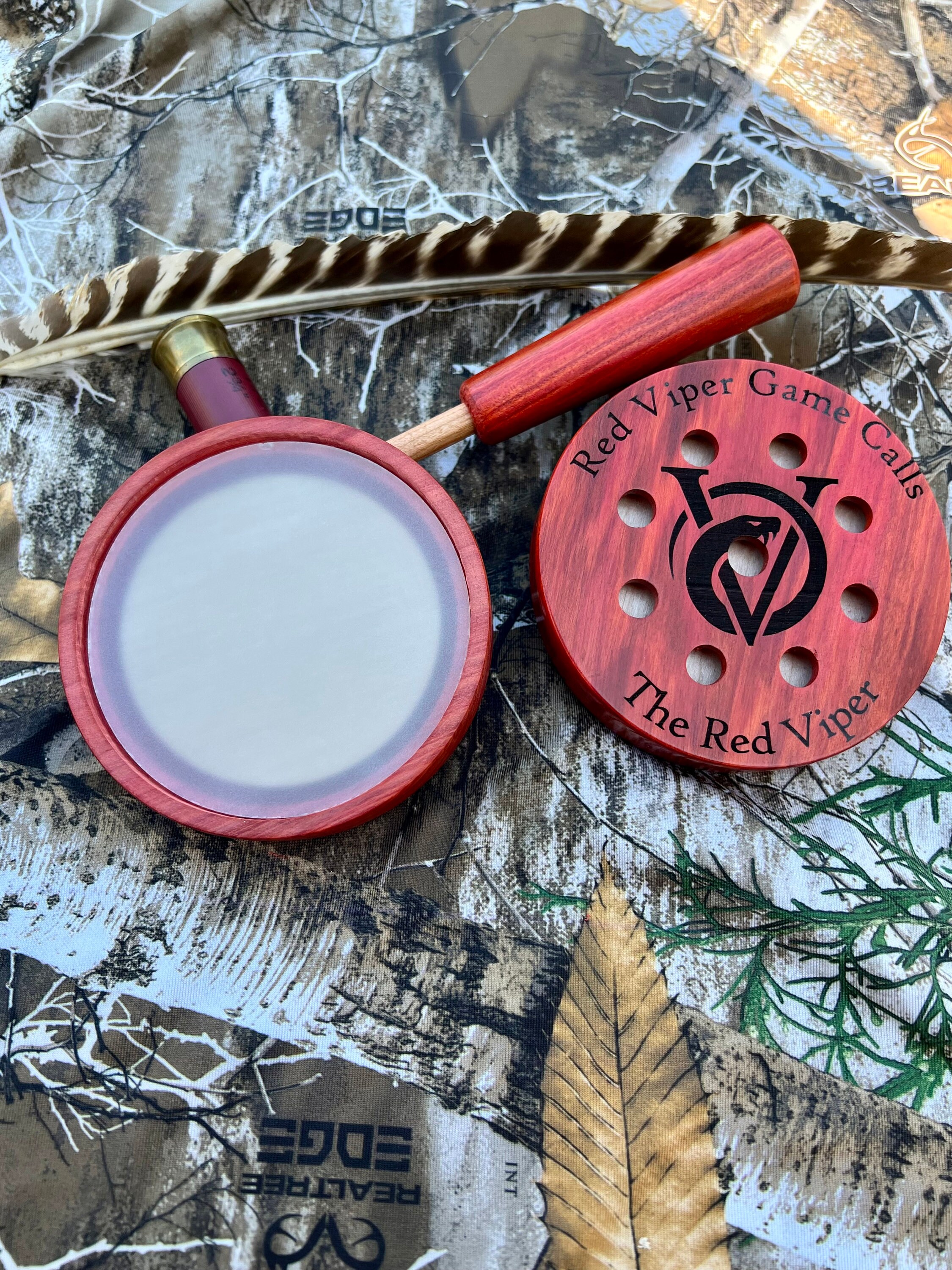 The Red Viper 3.5 Redheart Turkey Call. Pot Call. Multiple Strike ...