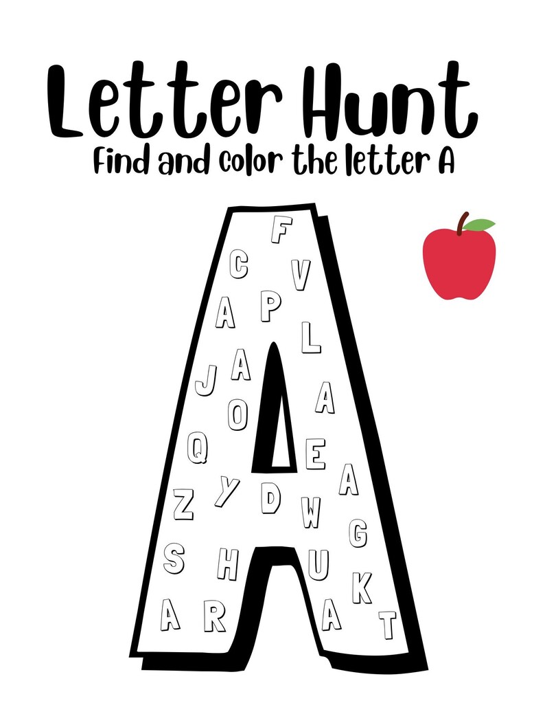 Letter Hunt Bundle! - Etsy