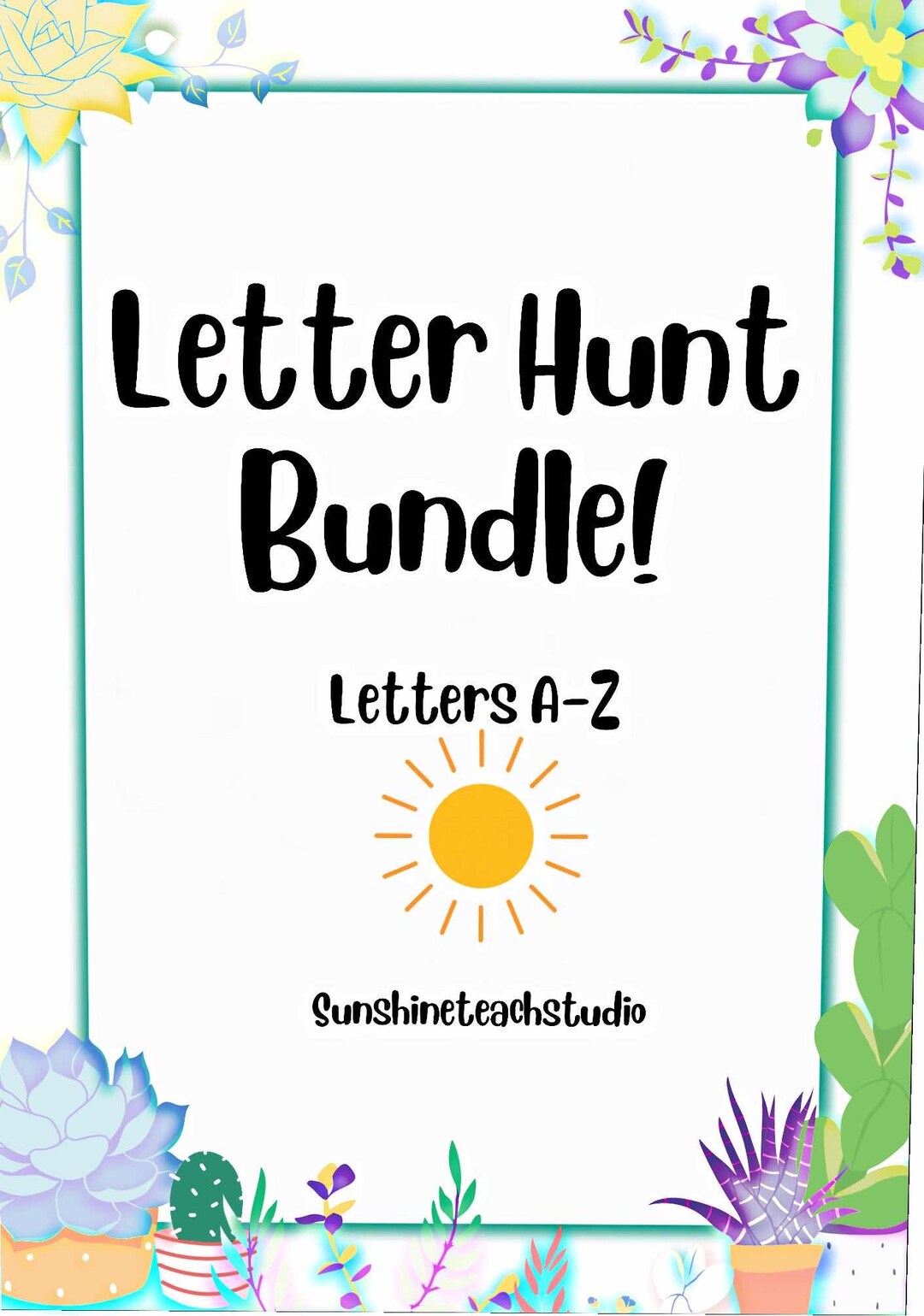 Letter Hunt Bundle! - Etsy