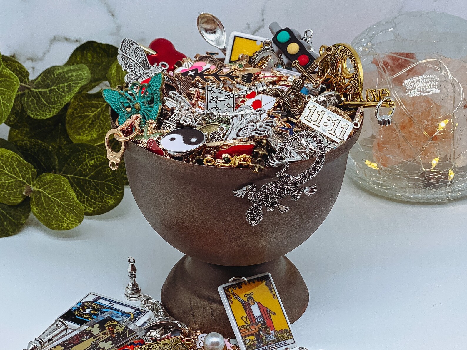 Divination Charms for Tarot Reading, Fortune Telling Trinkets ...