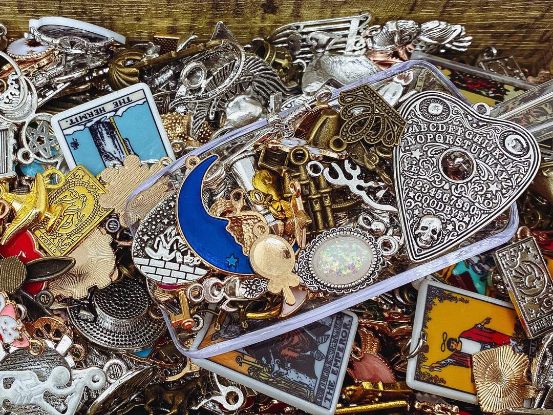 Lucky Dip Charms, Divination Tools, Charm Mystery Scoop, Charm Casting ...