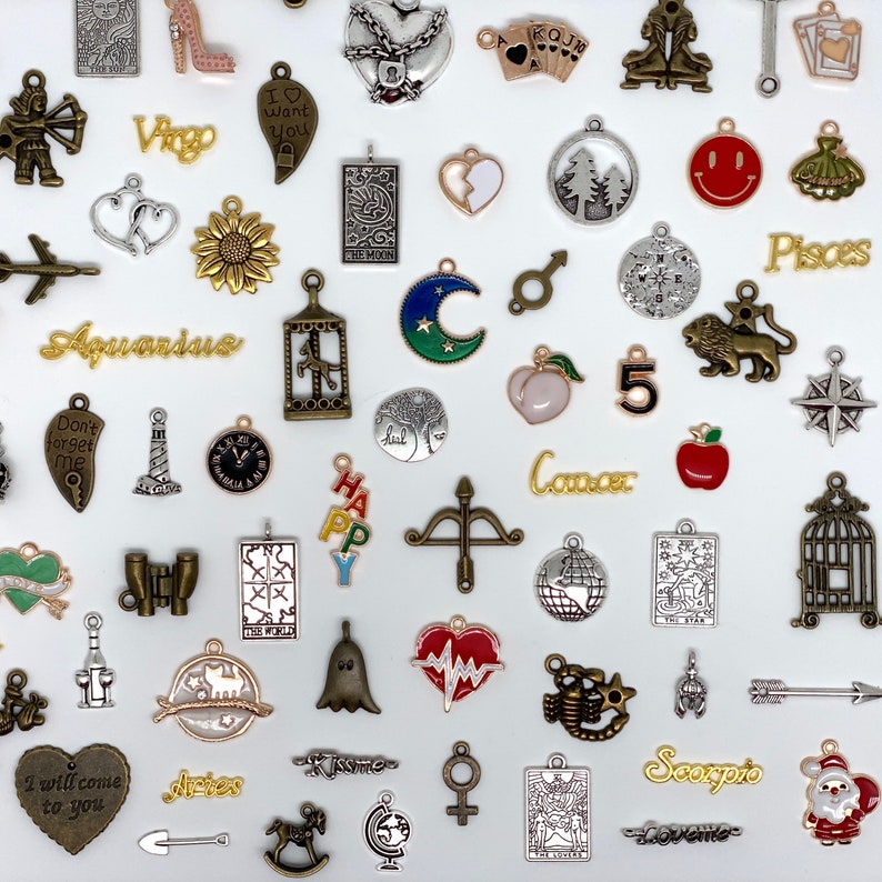 Divination Charms for Tarot Reading Fortune Telling Trinkets - Etsy