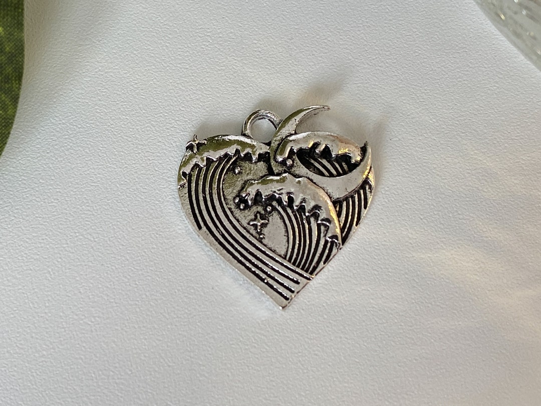 High Tide Heart Magic 4 PC Charms, Divination Charms, Junk Journal ...