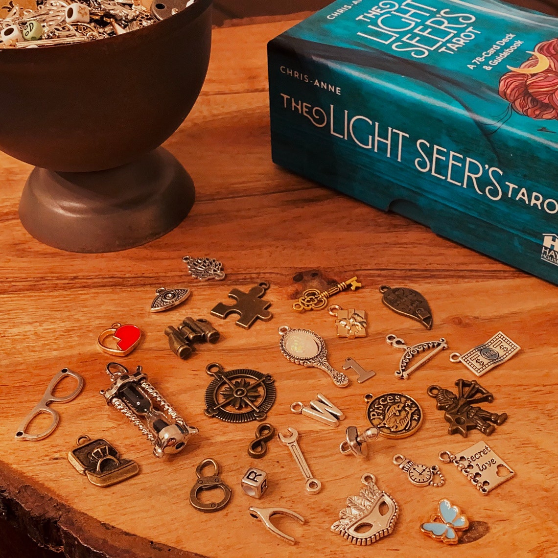 Divination Charms for Tarot Reading Fortune Telling Trinkets - Etsy
