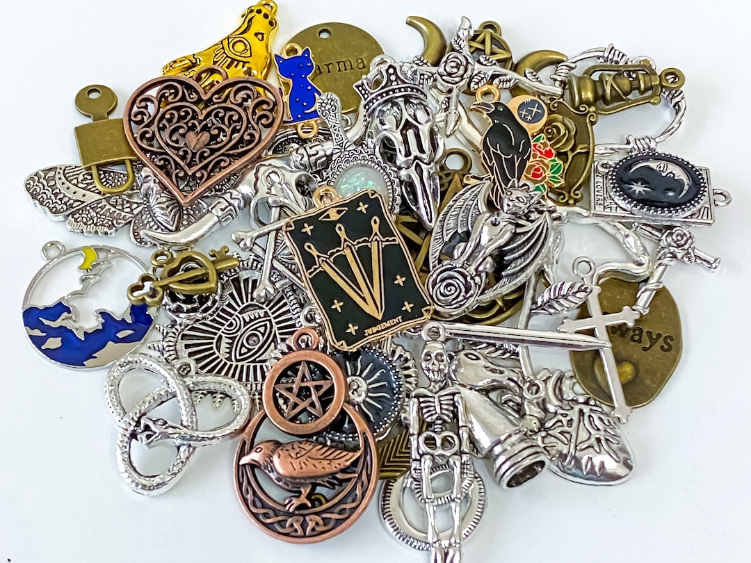 Dark Dreamer Charm Mix, Lucky Dip Charms, Gothic Charms, Charm Mystery ...