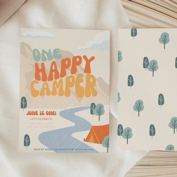 Happy Camper - Etsy