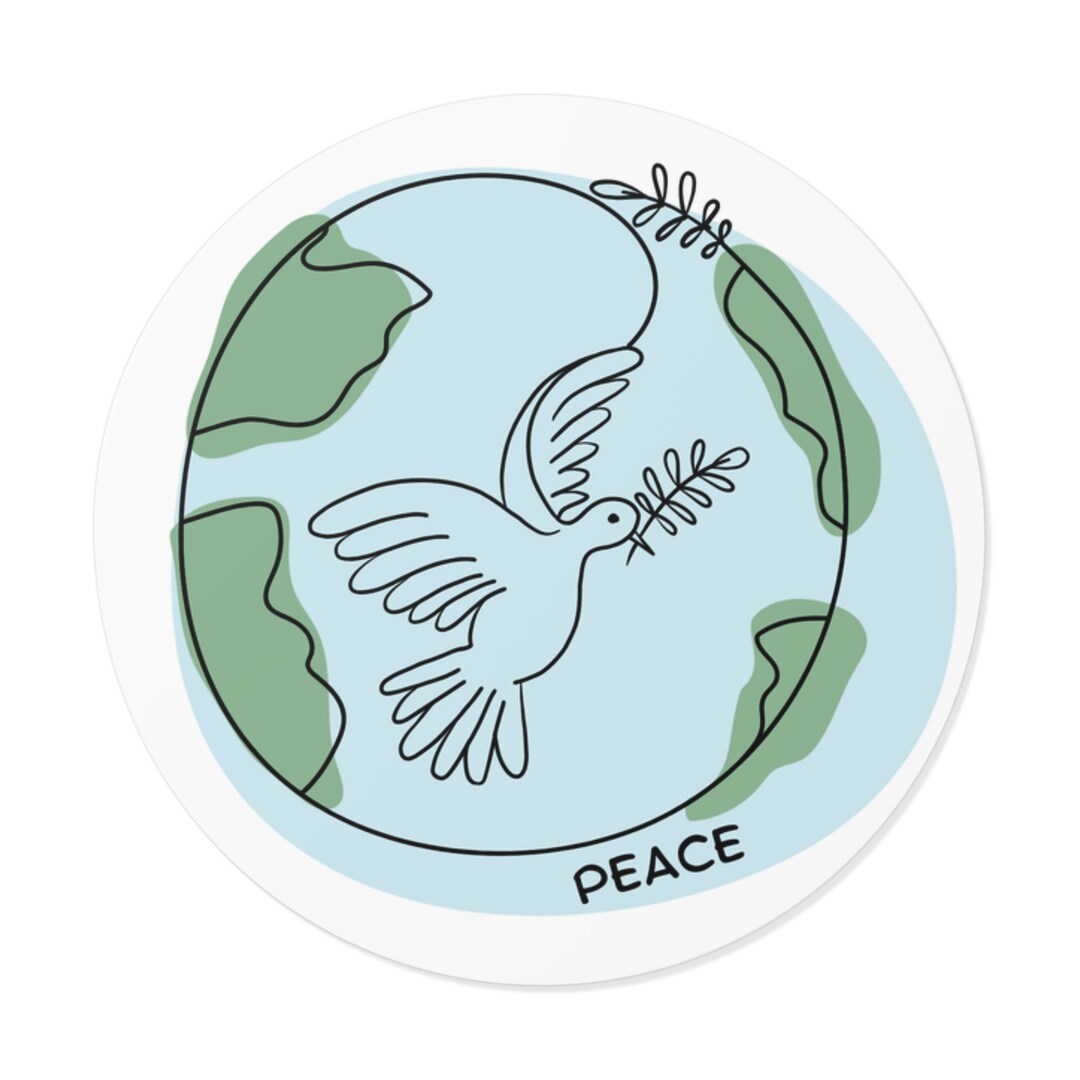 Peace Sticker - Etsy