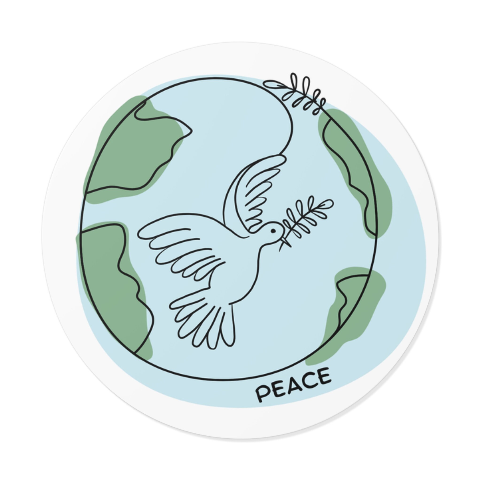 Peace Sticker - Etsy