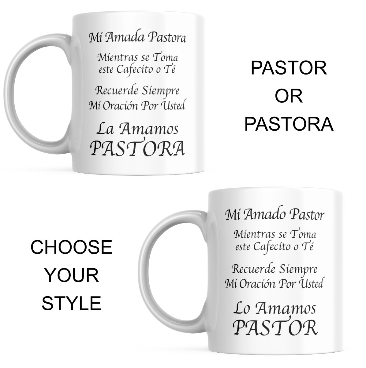 Pastor Appreciation Gifts Spanish Regalos En Espanol Gifts Spanish Mi ...