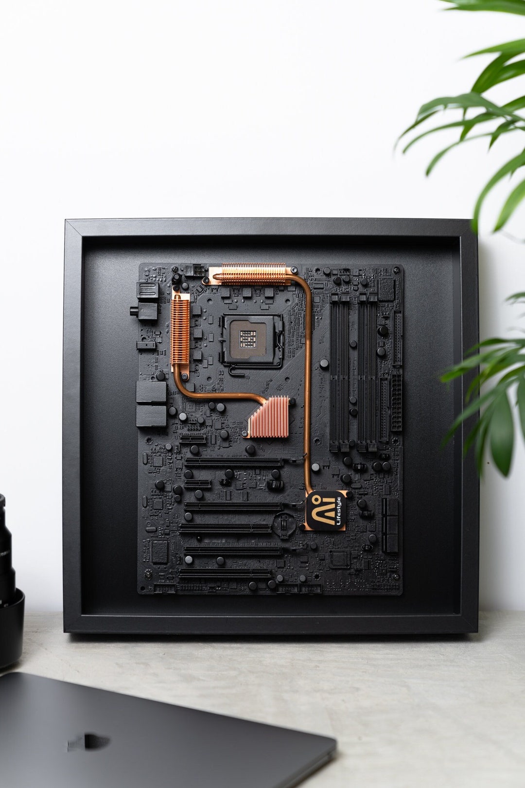 PC Frame, Wall Art, Personalized Mother Scene, Disassembled Pc With ...