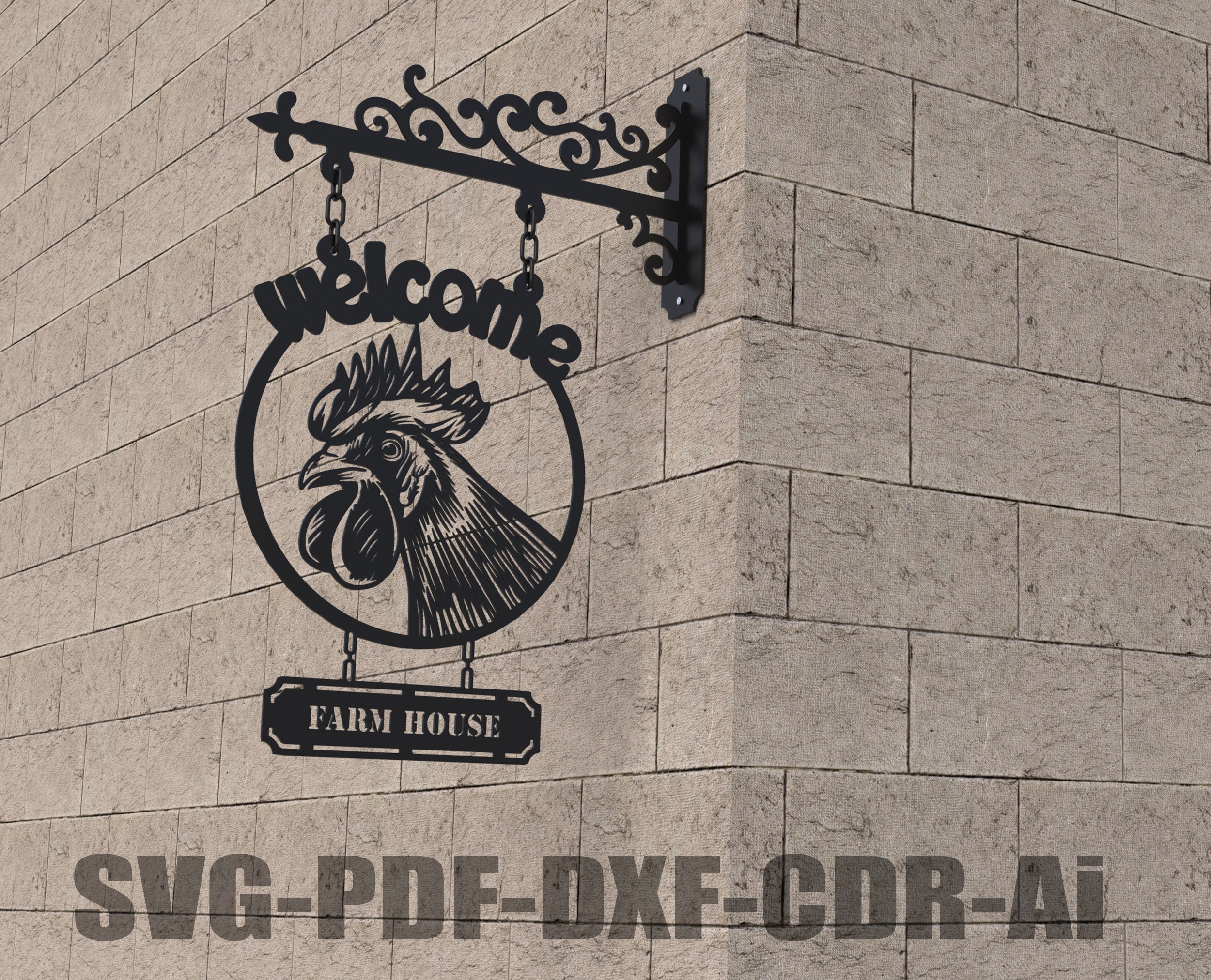 Welcome Sign for Farms. Laser Cutting and Cnc Cutting Plans. - Etsy