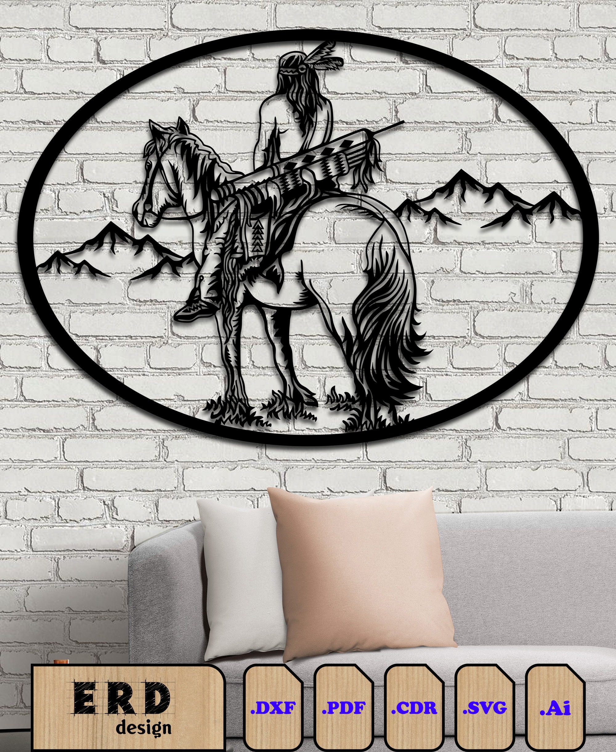 Laser Cut Files for Wall Decor Digital File Download. Cdr Dxf Pdf Svg A ...