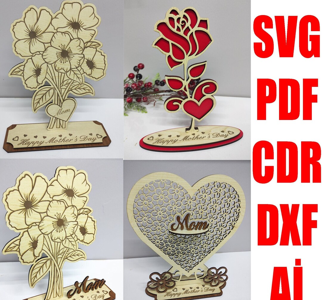 4 Types of Plaques and Flowers for the Celebration of Mother's Day and ...