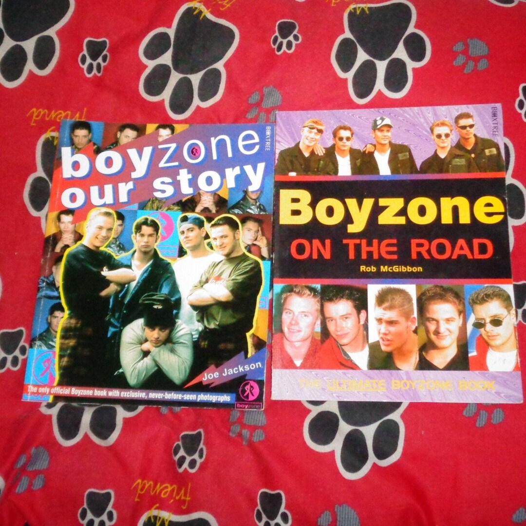 Boyzone Our Story and on the Road Paperback Book Music - Etsy