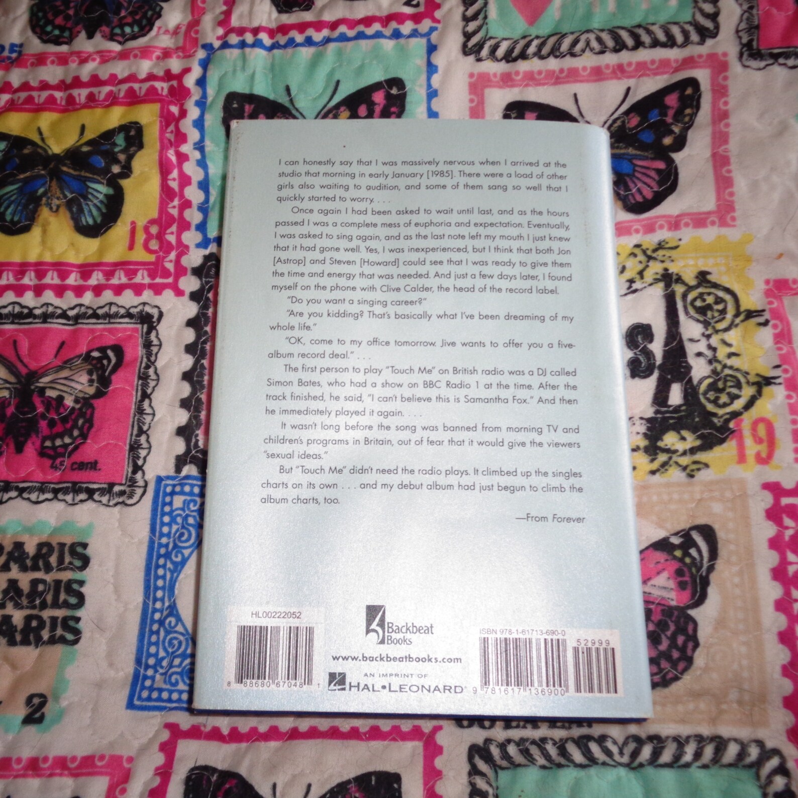 Rare Samantha Fox Forever Autobiography Music Memorabilia | Etsy