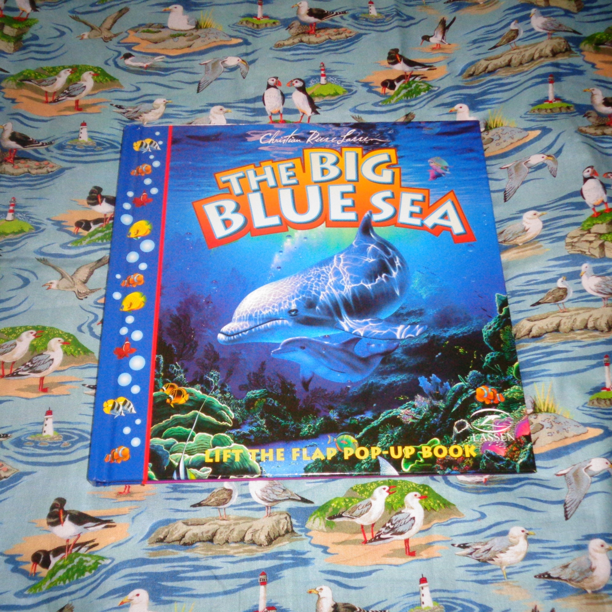 Christian Riese Lassen the Big Blue Sea Flap Pop-up Children's Book ...